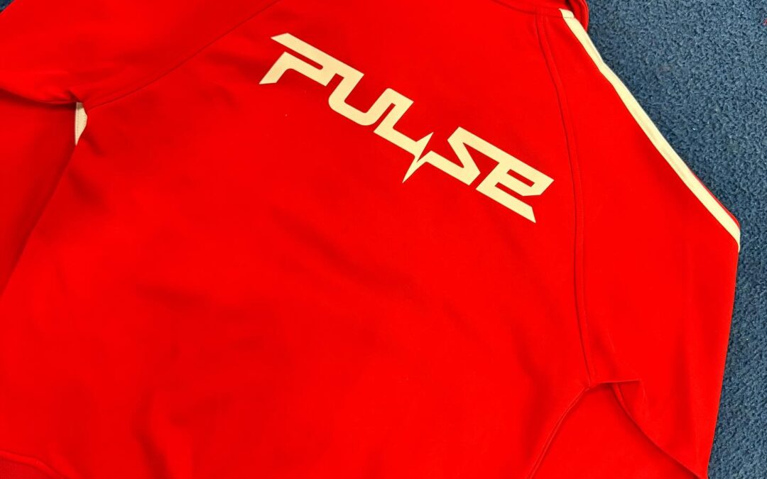 Loving our new Adidas Pulse coach jackets! The red really stands out ...